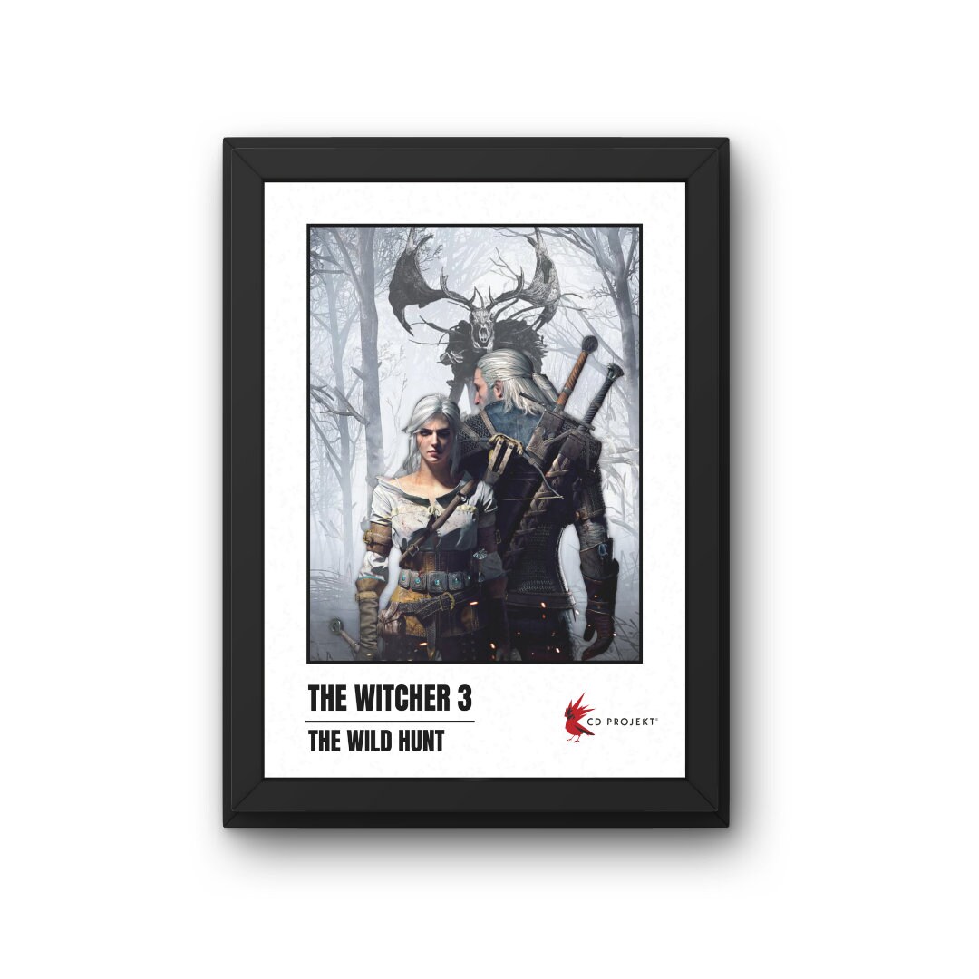 The Witcher 3, A5, A4, A3 Unframed Poster Print, Gift for Movie Geek ...
