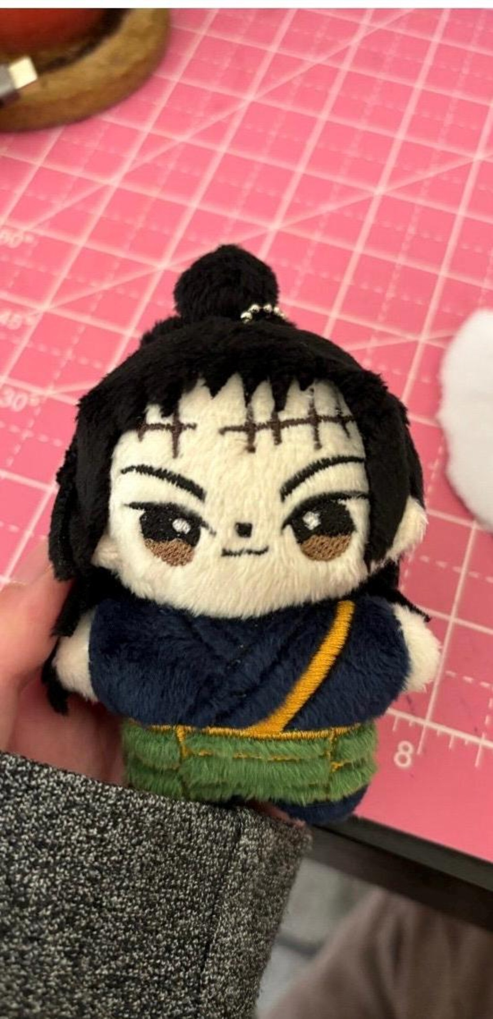 Jujutsu Kaisen Plush Keychain handmade - Etsy