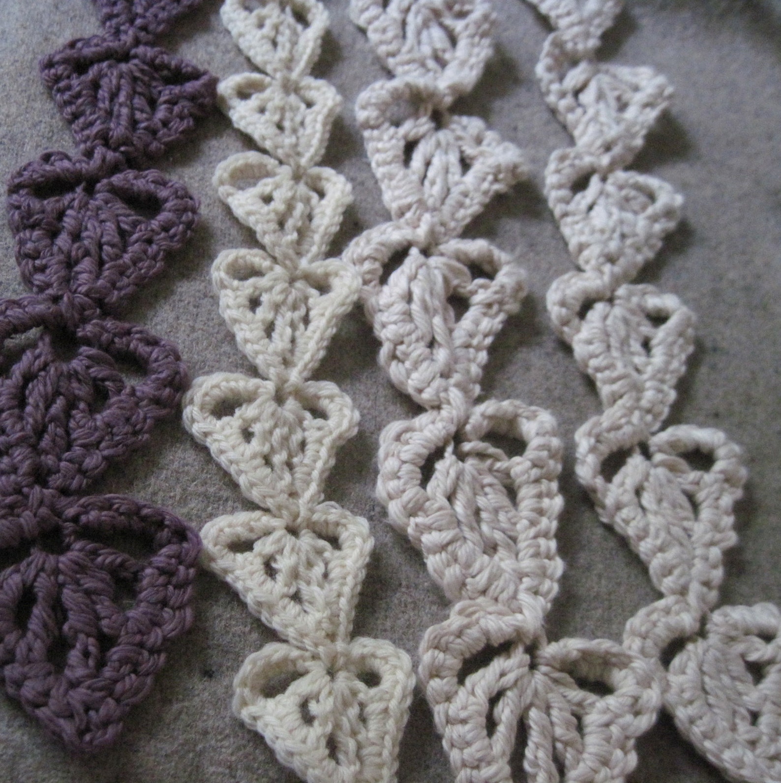 Heart Leaf Scarf Crochet Pattern - Etsy