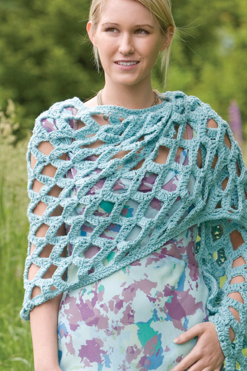 Waves Wrap Crochet Pattern - Etsy
