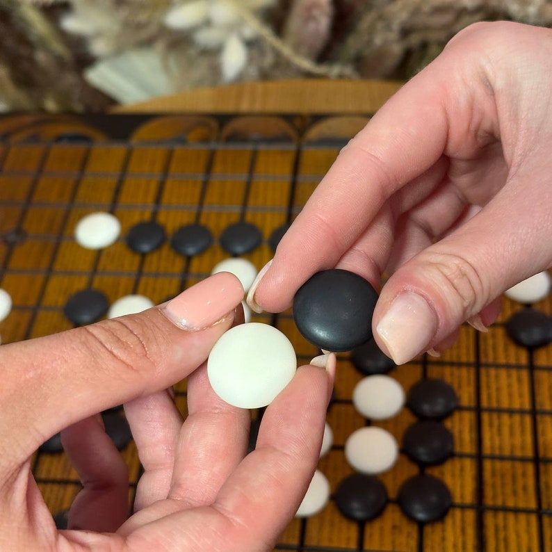 Wooden Go Game Board, Handcrafted Chinese Go, Family Gift Ides ...
