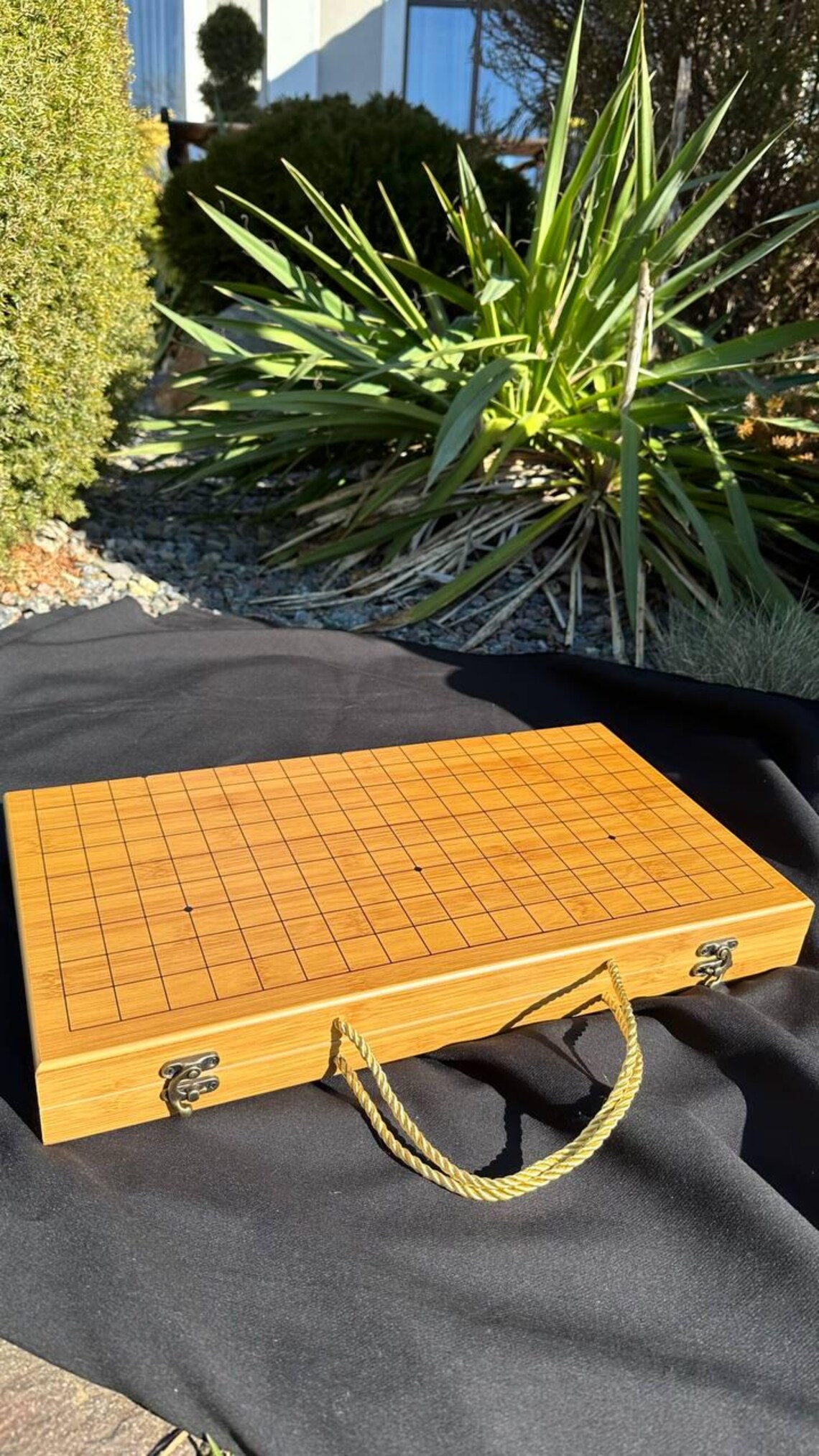 Go Game Board, Handcrafted Chinese Go, Family Gift Ides, Family Night ...