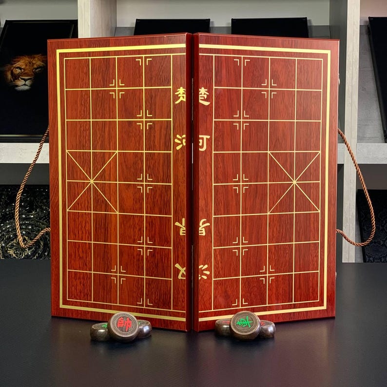 Traditional Chinese Chess Set (xiangqi) – Authentic Strategy Board Game ...