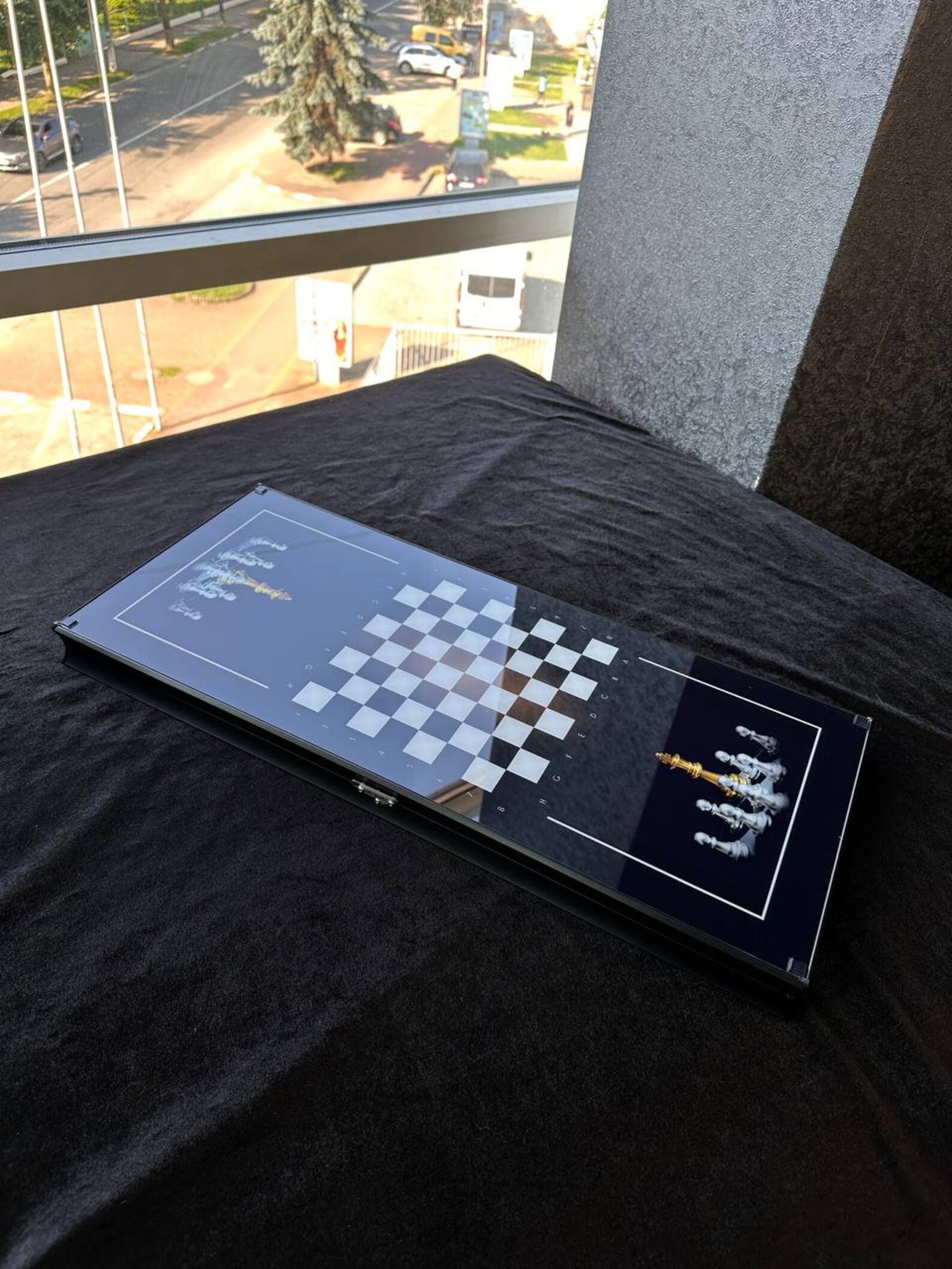 Exclusive Glass Backgammon&chess Set, Game Board, Backgammon and Chess ...