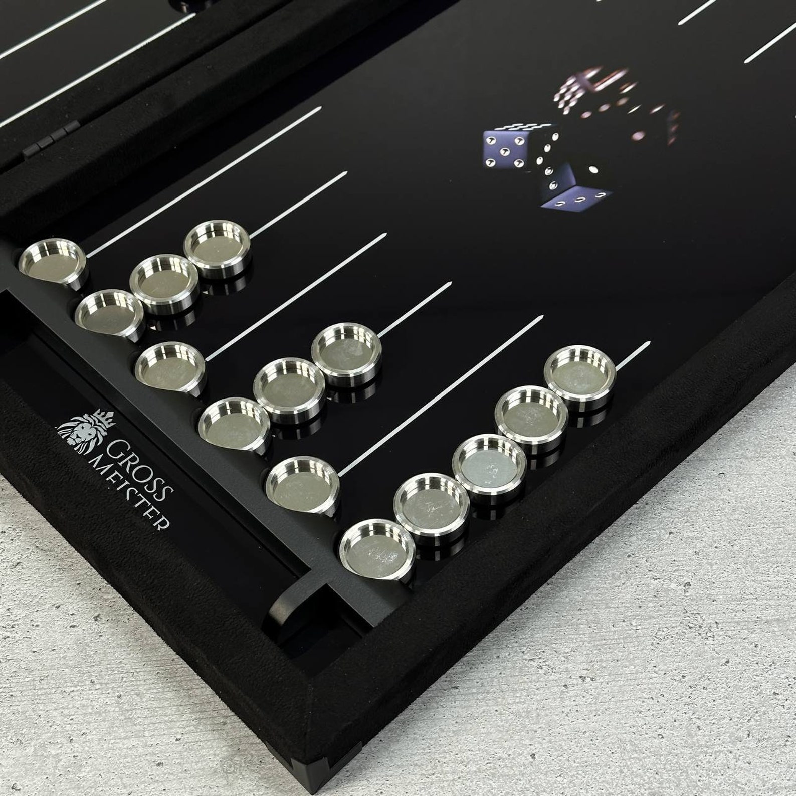Elite Real Carbon Fiber & Tempered Glass Backgammon Set | Luxury 24 ...