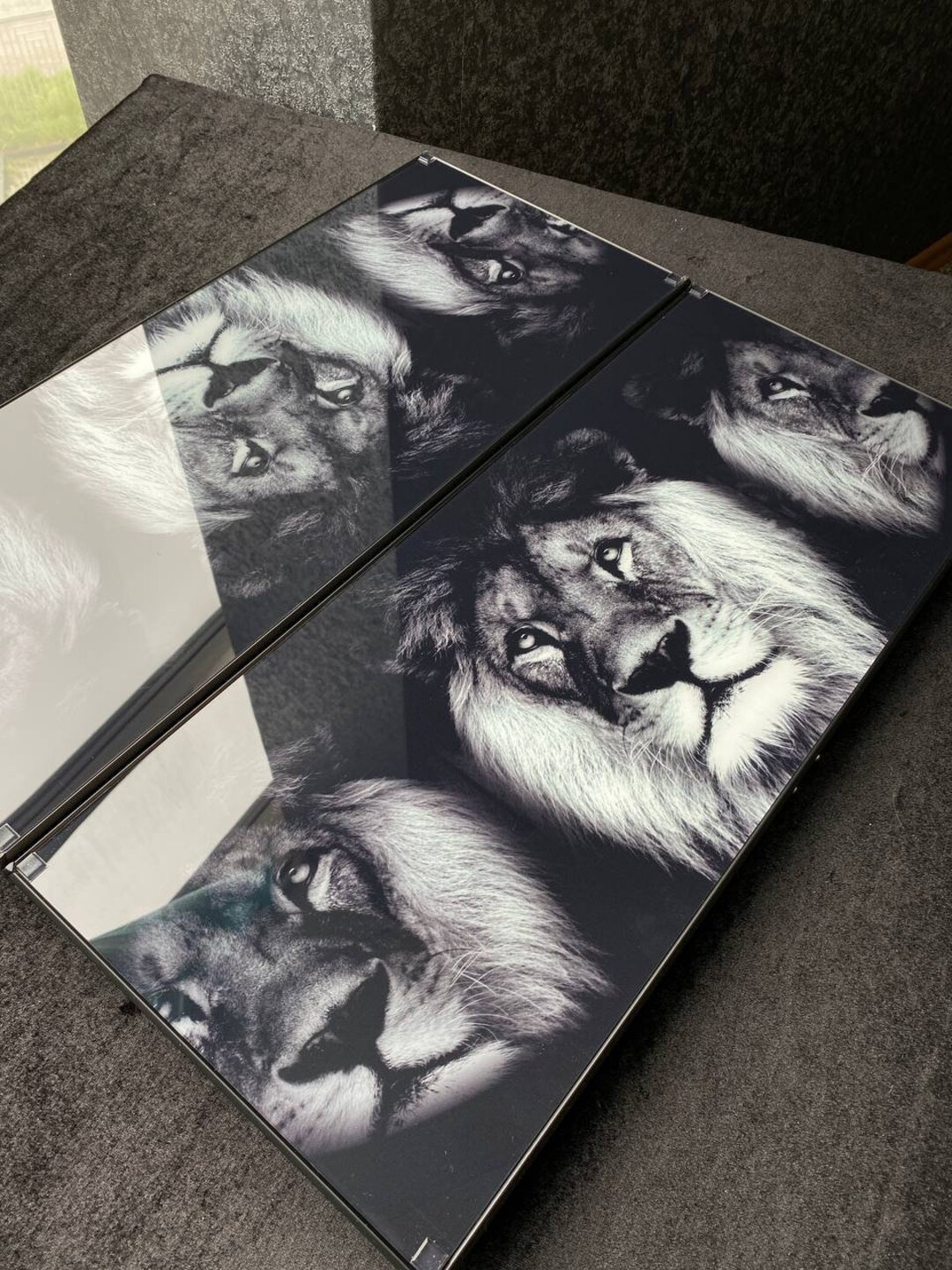 Glass Backgammon Set, Game Board LION Desigh, Exclusive Backgammon ...