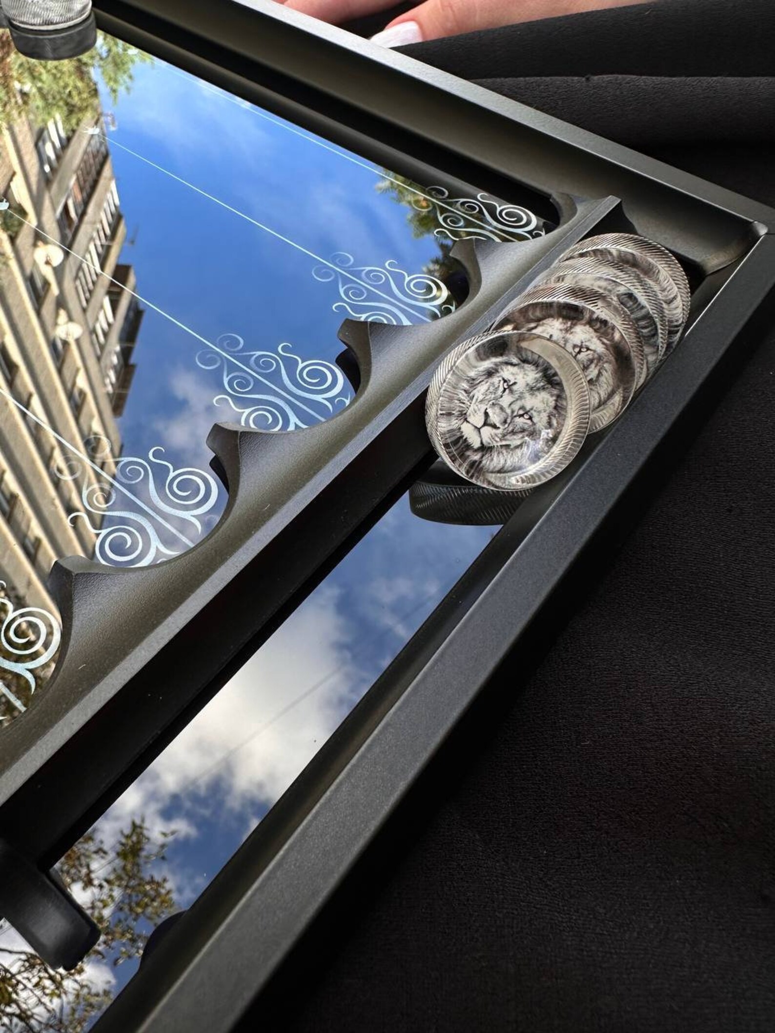 Luxury Glass Backgammon Set, Game Board LION Desigh, Exclusive ...