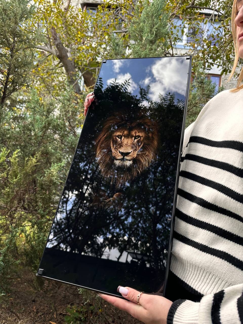 Luxury Glass Backgammon Set, Game Board LION Desigh, Exclusive ...