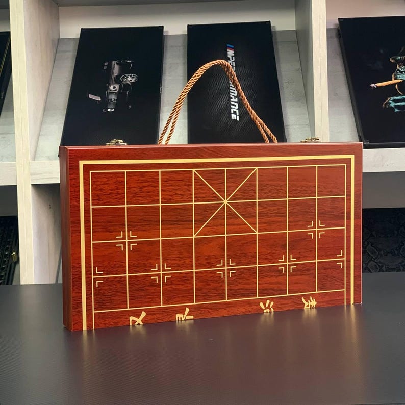 Traditional Chinese Chess Set (xiangqi) – Authentic Strategy Board Game ...