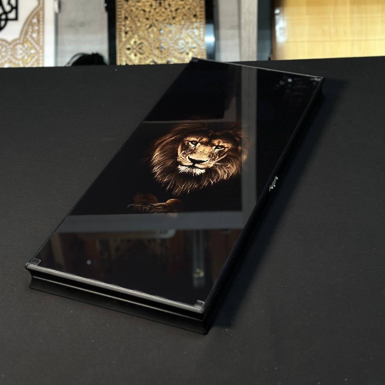 Luxury Glass Backgammon Set, Game Board LION Desigh, Exclusive ...