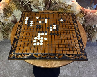 Go Game Board, Handcrafted Chinese Go, Family Gift Ides, Family Night ...