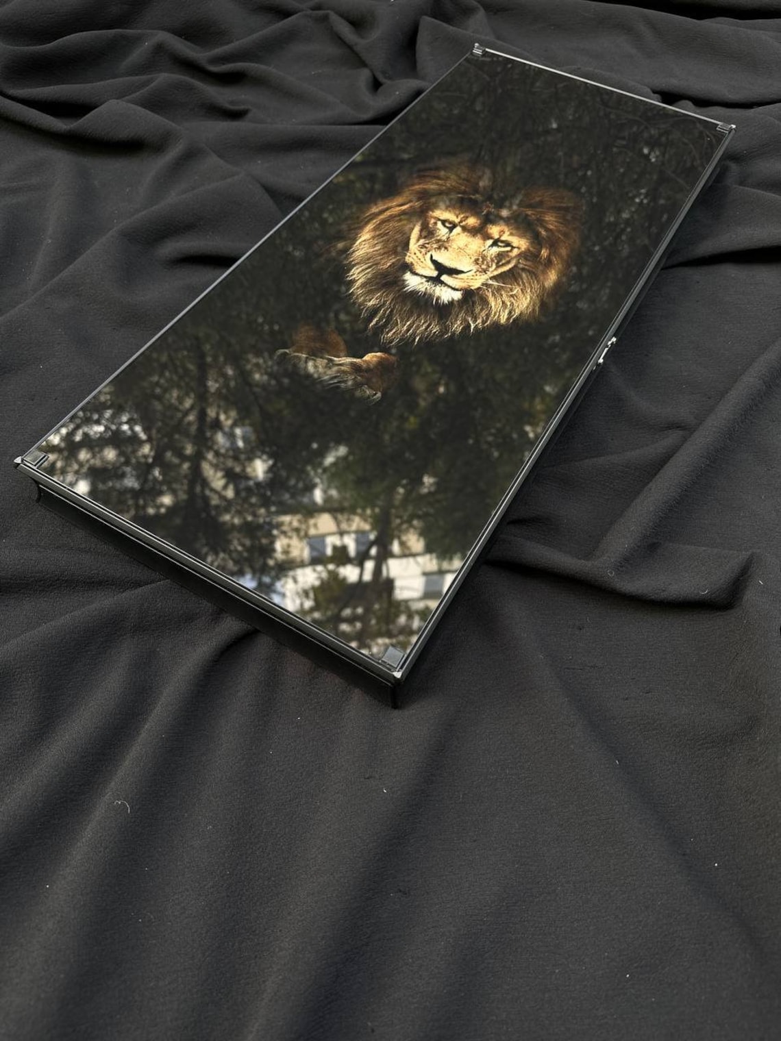 Luxury Glass Backgammon Set, Game Board LION Desigh, Exclusive ...