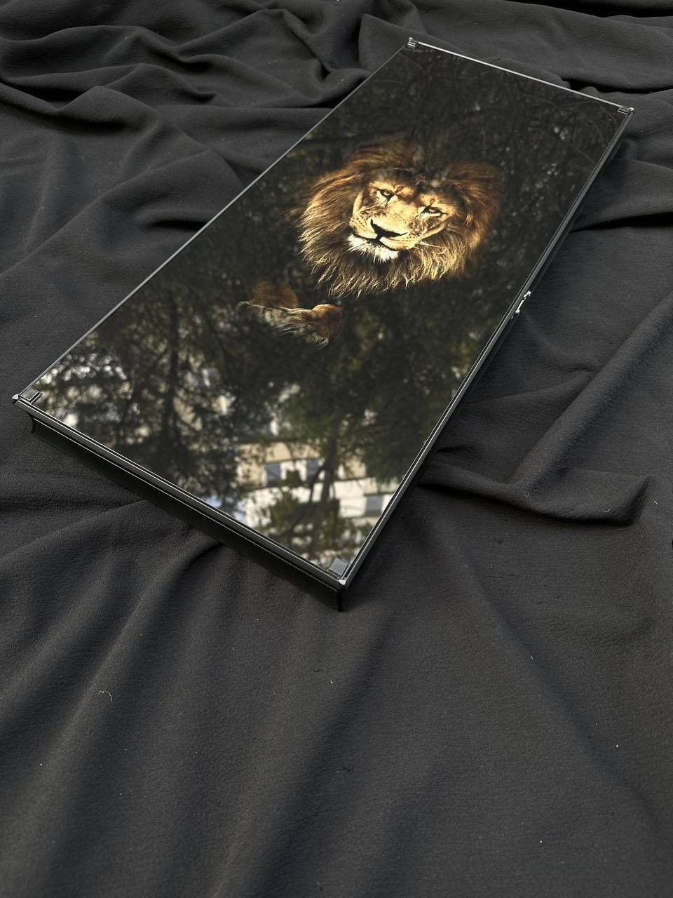 Luxury Glass Backgammon Set, Game Board LION Desigh, Exclusive ...