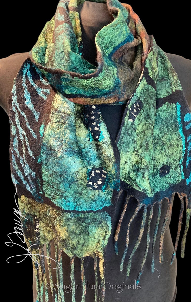 Nuno Felted Scarf - Etsy