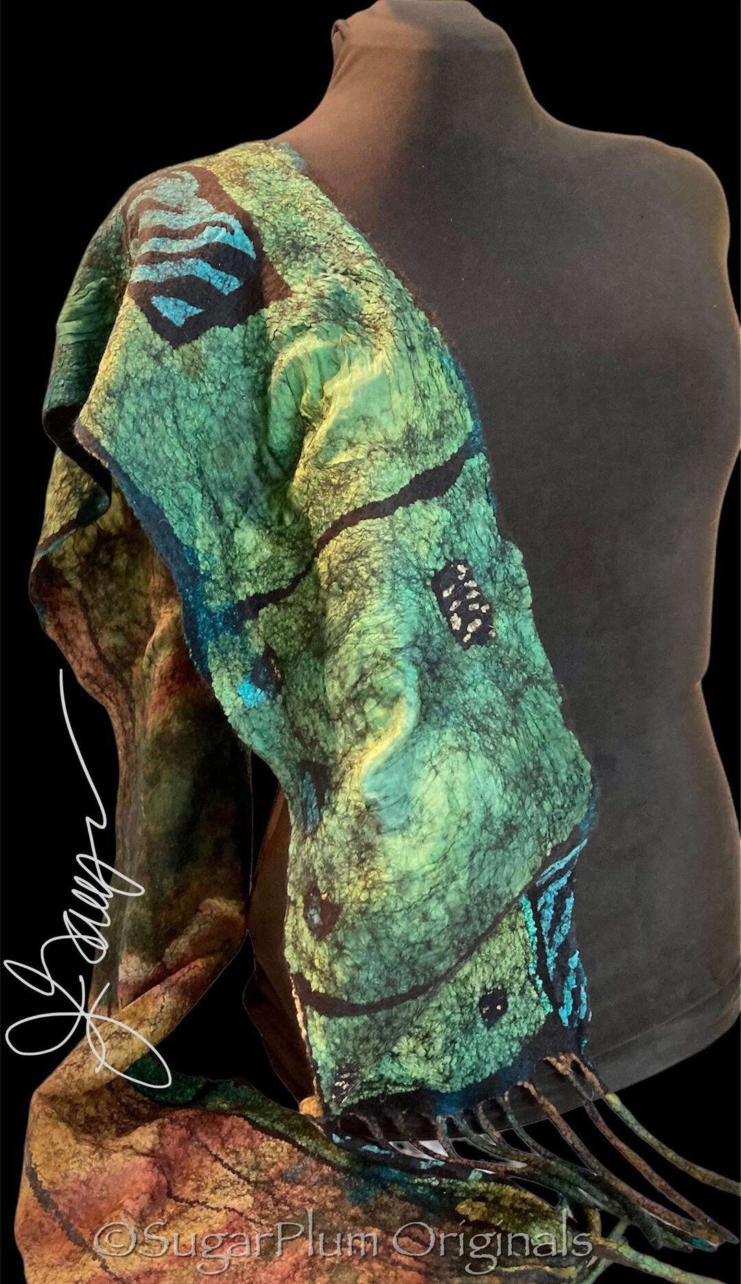 Nuno Felted Scarf - Etsy