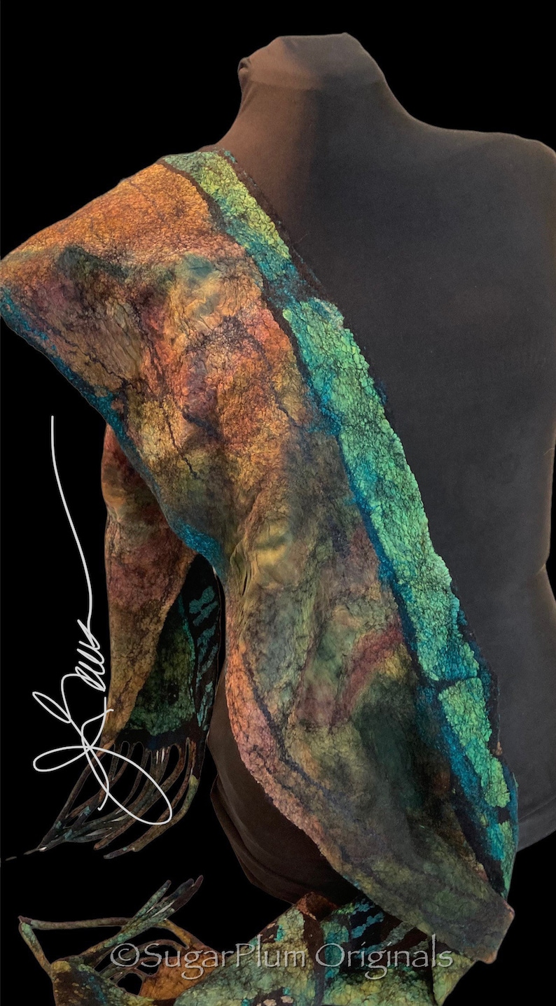 Nuno Felted Scarf - Etsy