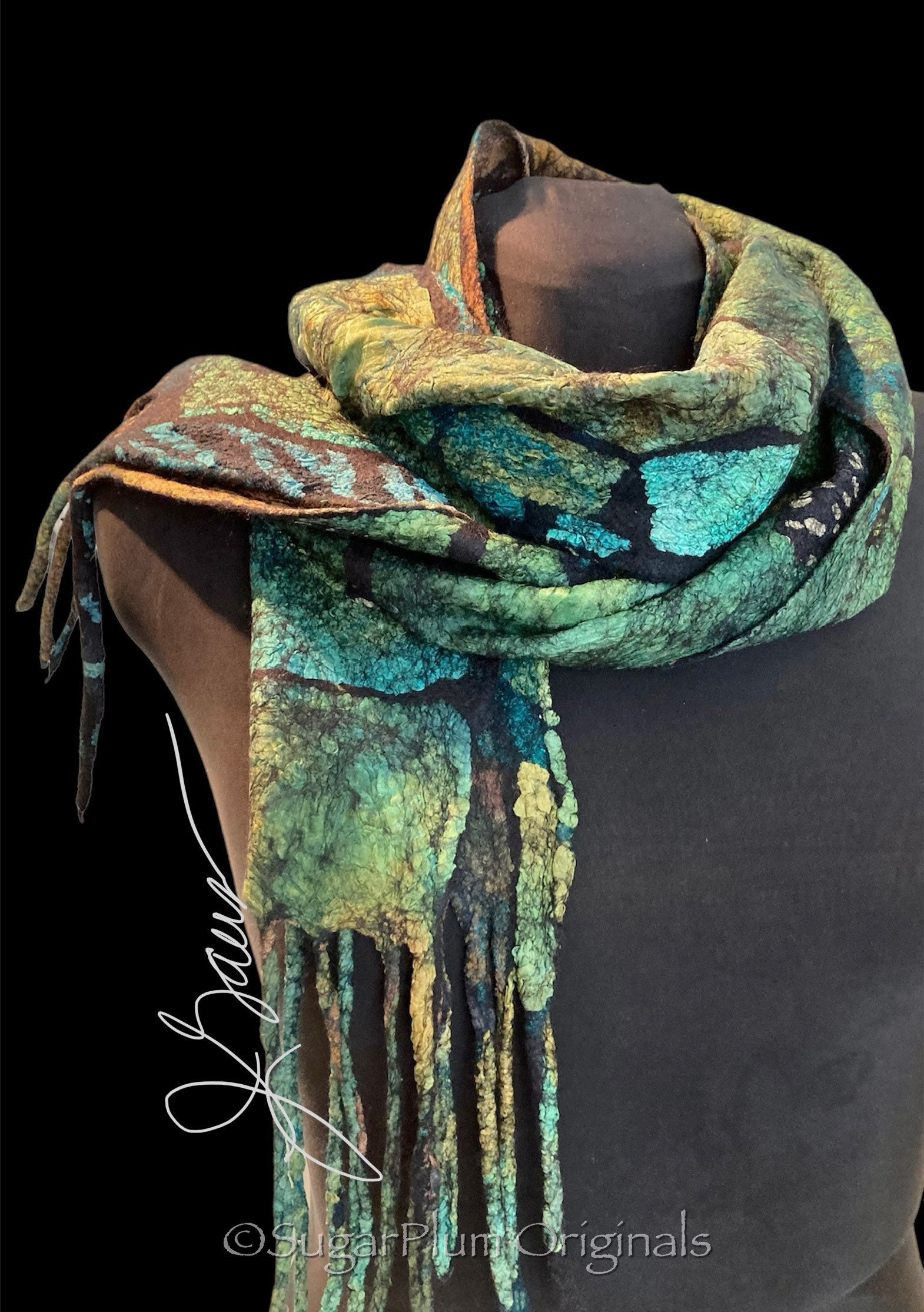 Nuno Felted Scarf - Etsy