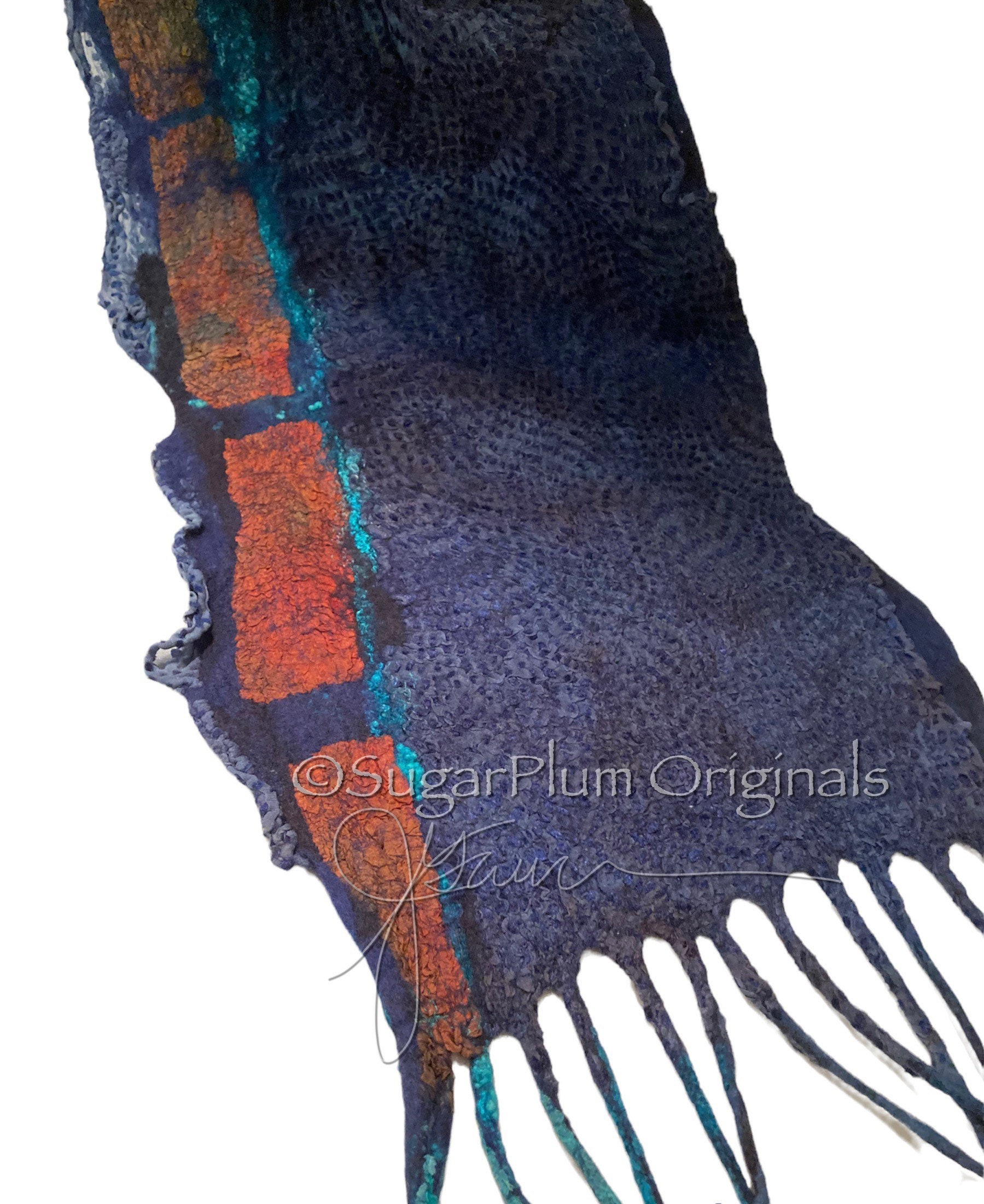 Nuno Felted Scarf - Etsy
