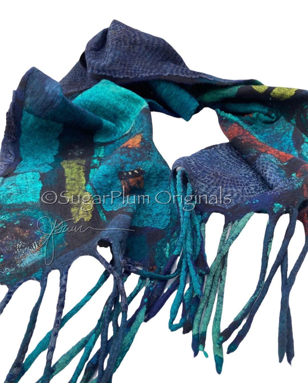Nuno Felted Scarf - Etsy