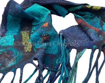 Nuno Felt Scarf - Etsy