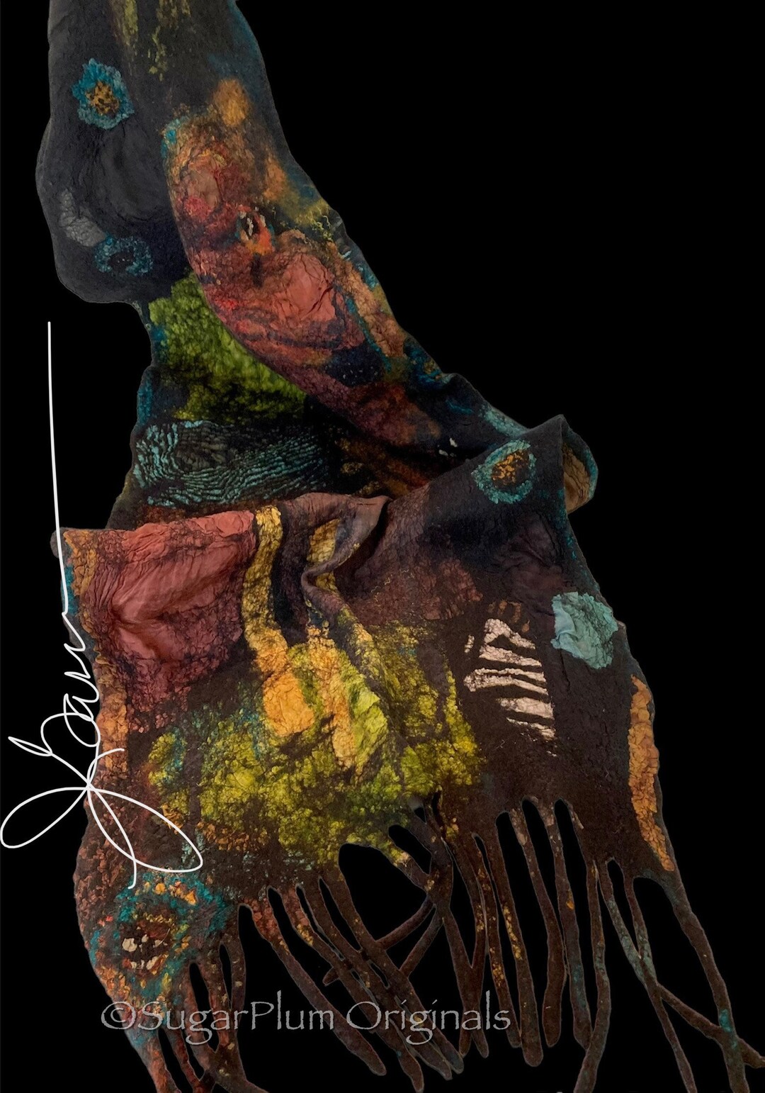 Nuno Felted Scarf #006 - Etsy