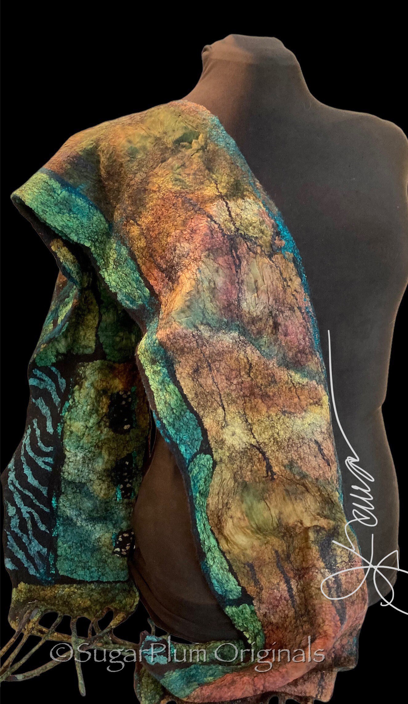 Nuno Felted Scarf - Etsy