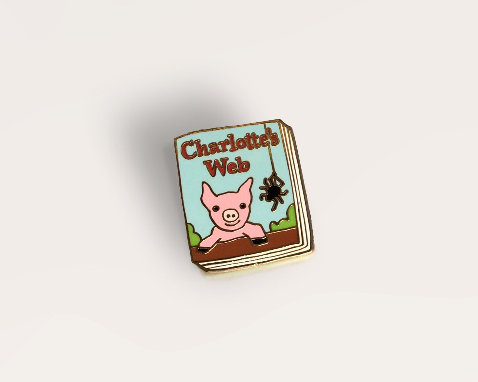 Book Pin: Charlotte's Web - Etsy