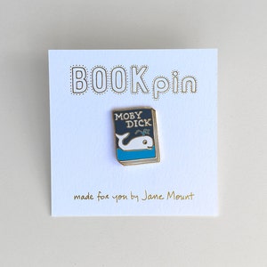 Book Pin: Moby Dick - Etsy