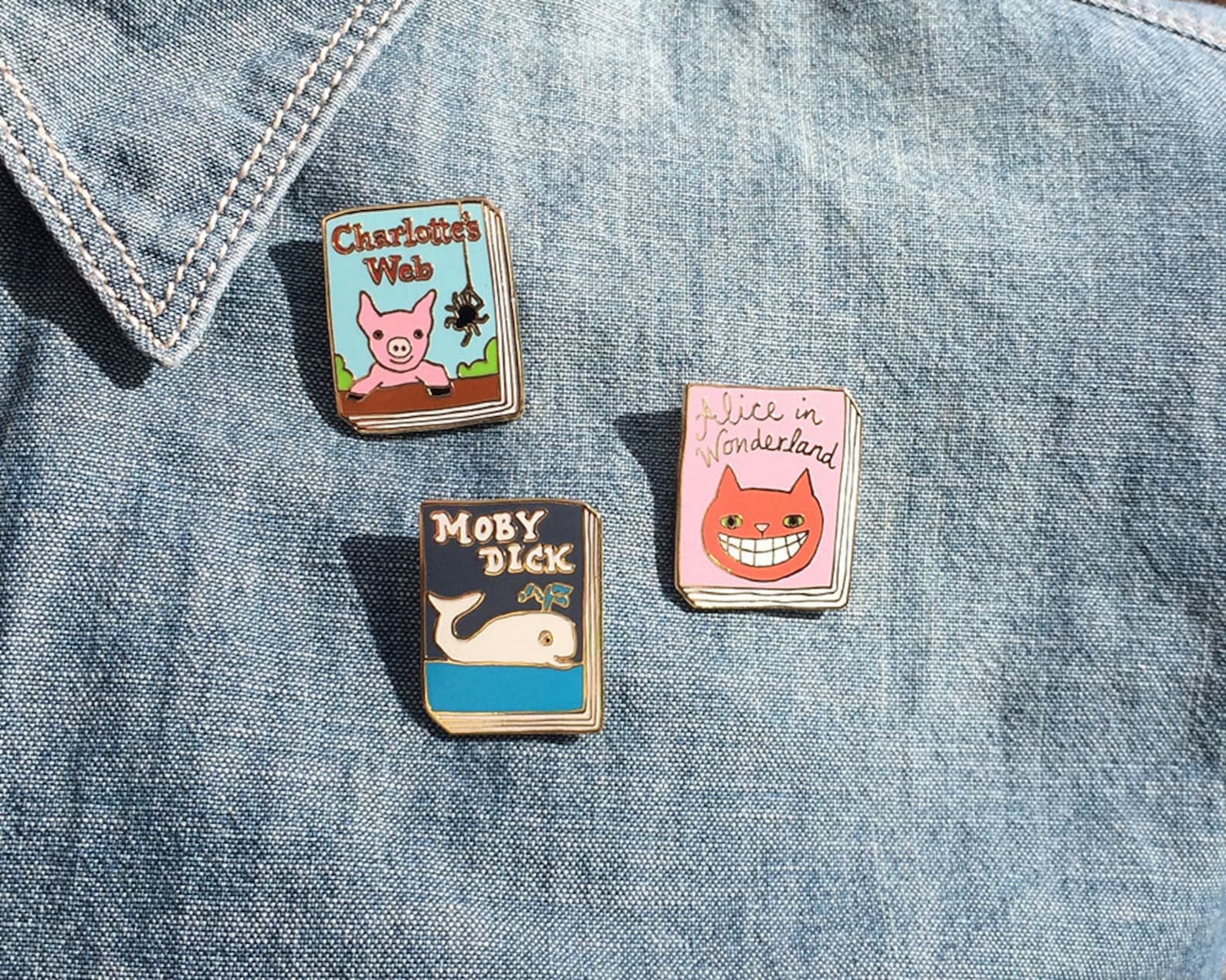 Book Pin: Charlotte's Web - Etsy