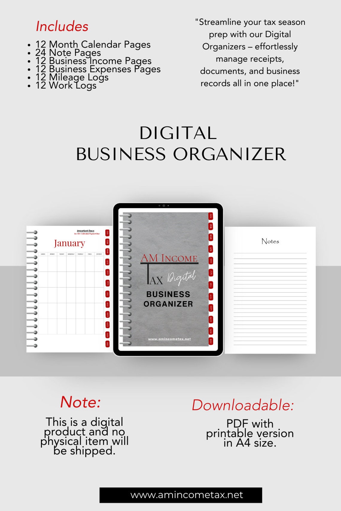 Digital Business Organizer/planner/tracker/tool - Etsy