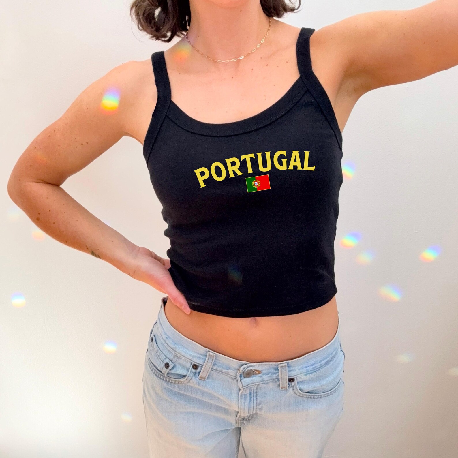 Y2K Portugal Strap Tank Top -portugal Tshirt-soccer Baby Tee, 2000s ...