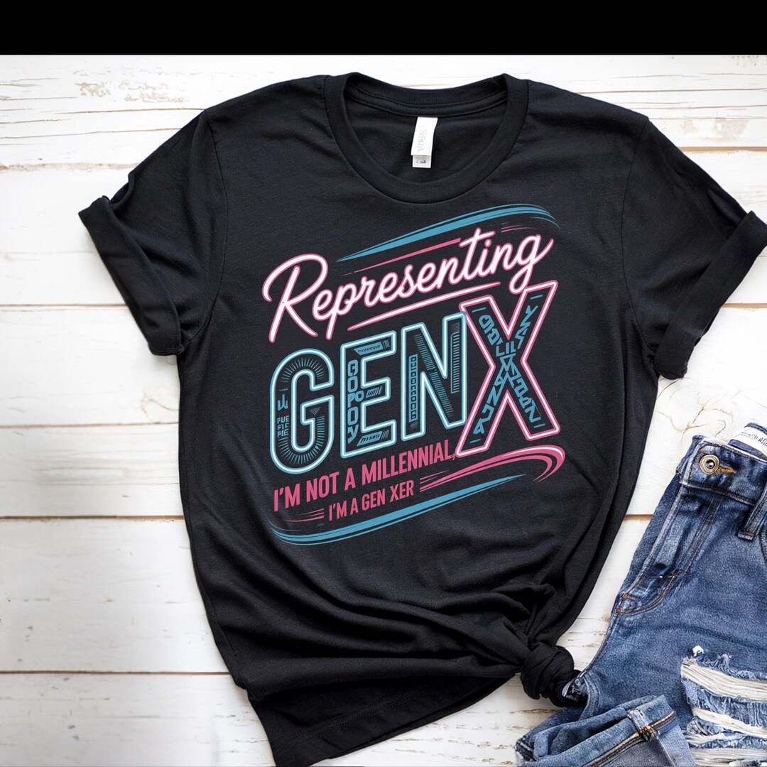Representing Gen X PNG, Vintage, Retro, Sayings, Throwback, Feral ...