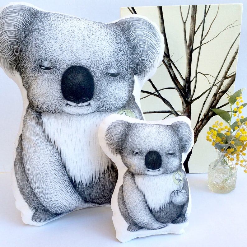 Baby Koala Stuffie. Softie Plush Soft Toy Australian | Etsy Australia