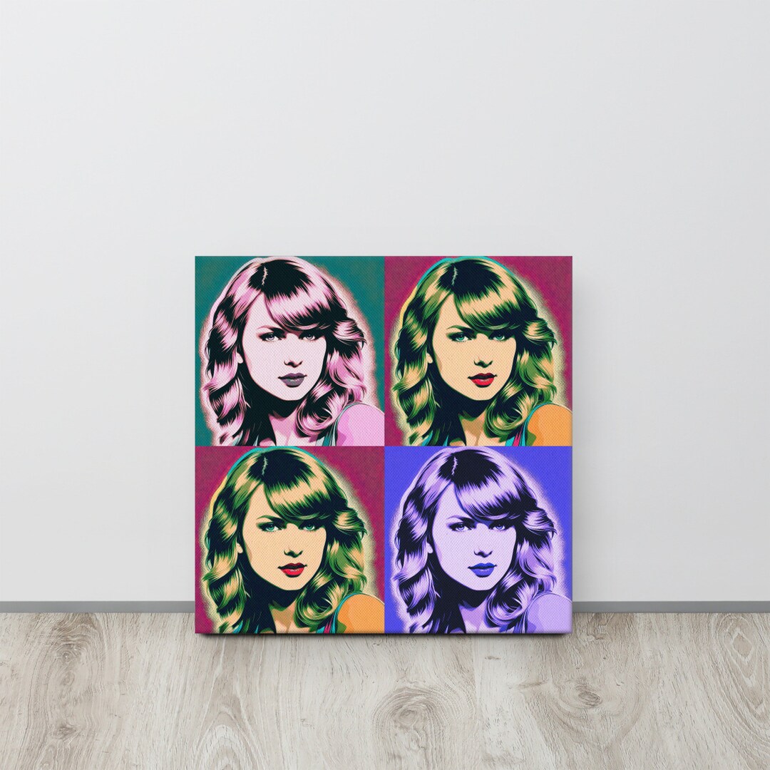 Swiftie Pop Art Style Wall Decoration Canvas to Hang Gift Idea for ...