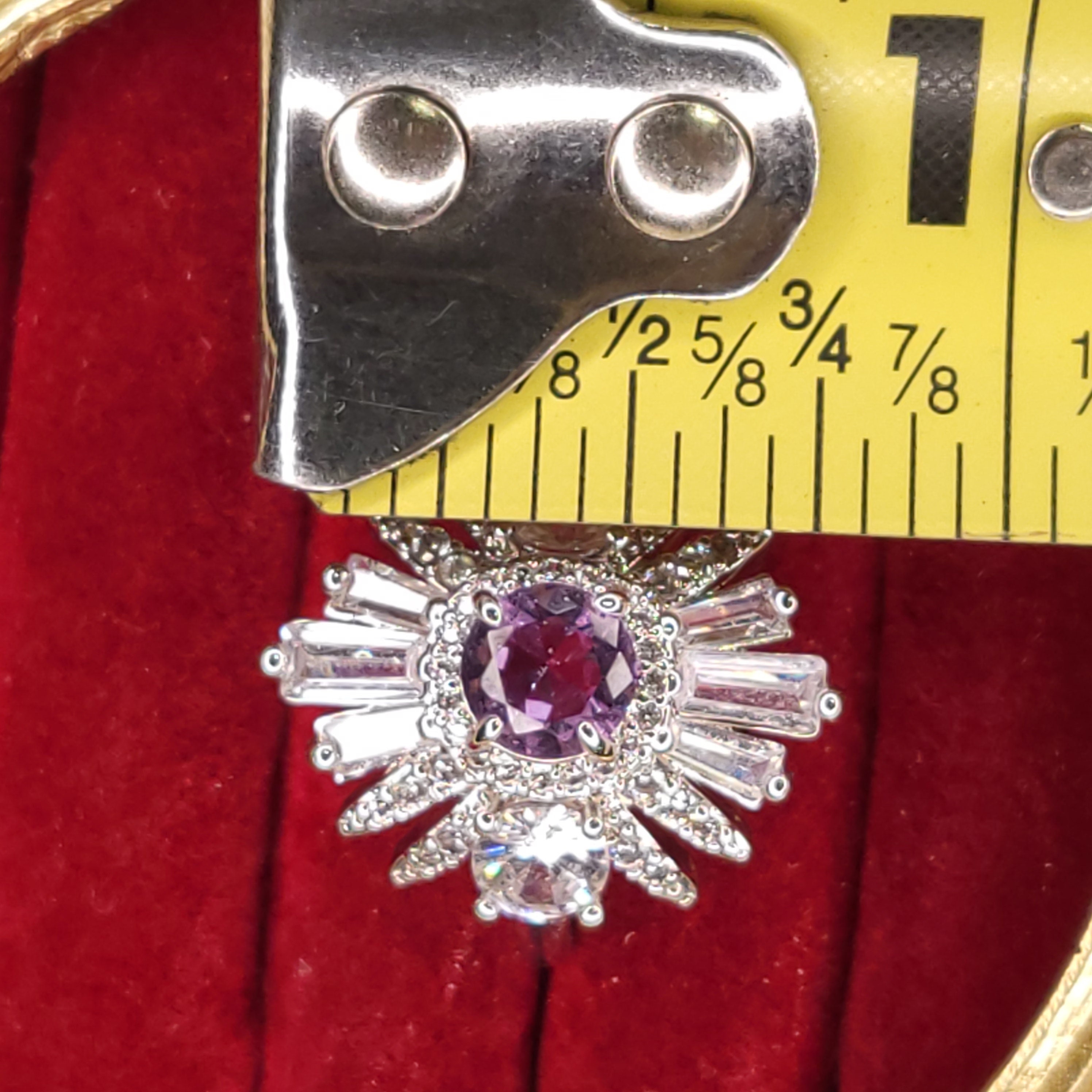 Bomb Party Signed Rhinestone Light Purple Rings Size 6 - Etsy