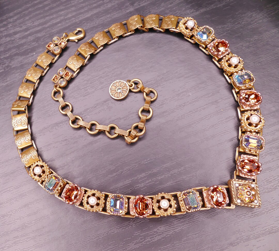 Sweet Romance Victorian Slider Charm Necklace - Etsy
