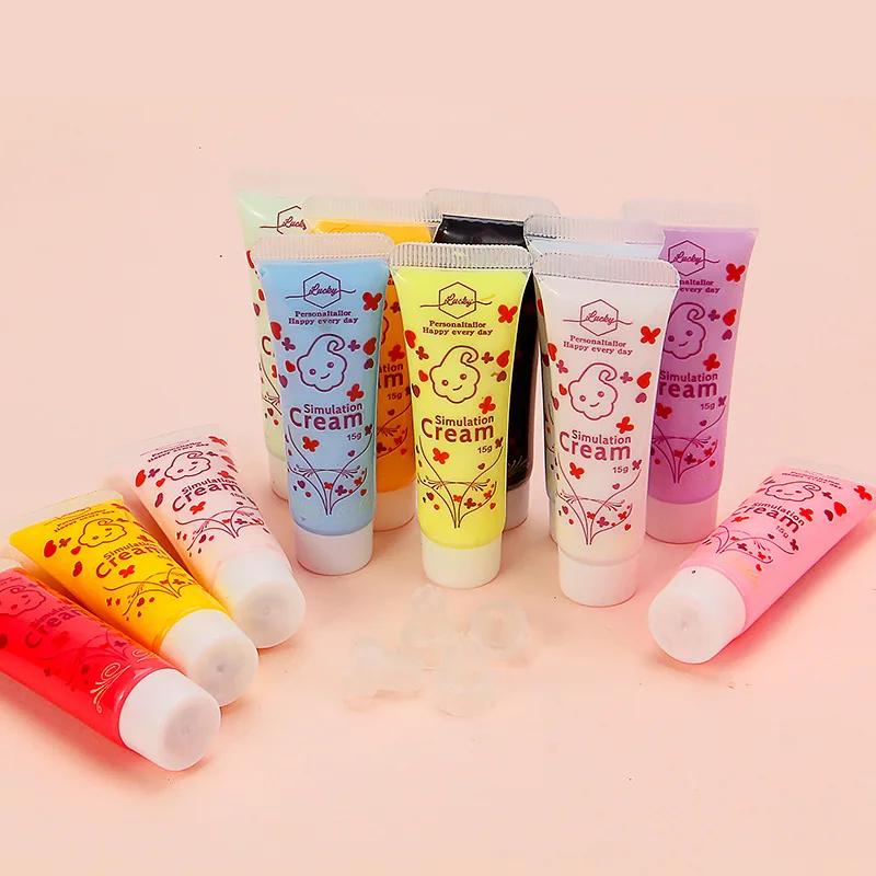 12 Colors 15ML Simulation Cream Glue Set Handmade Creative Diy Mobile ...
