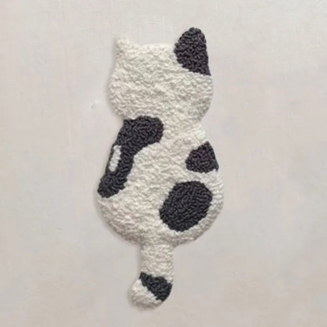 DIY Needlework Wool Poke Embroidery Kit Yarn Coaster Punch Needle ...