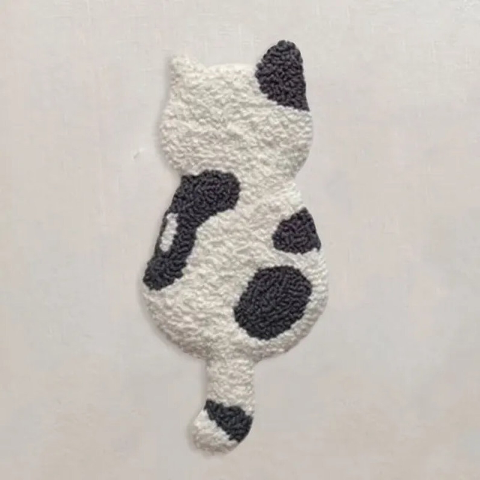 DIY Needlework Wool Poke Embroidery Kit Yarn Coaster Punch Needle ...