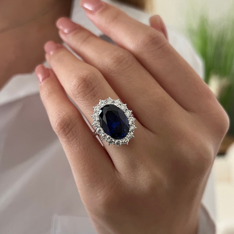 6 Carats Sapphire Jewelry - Etsy