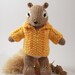 Chipmunk Knitting Pattern | Etsy