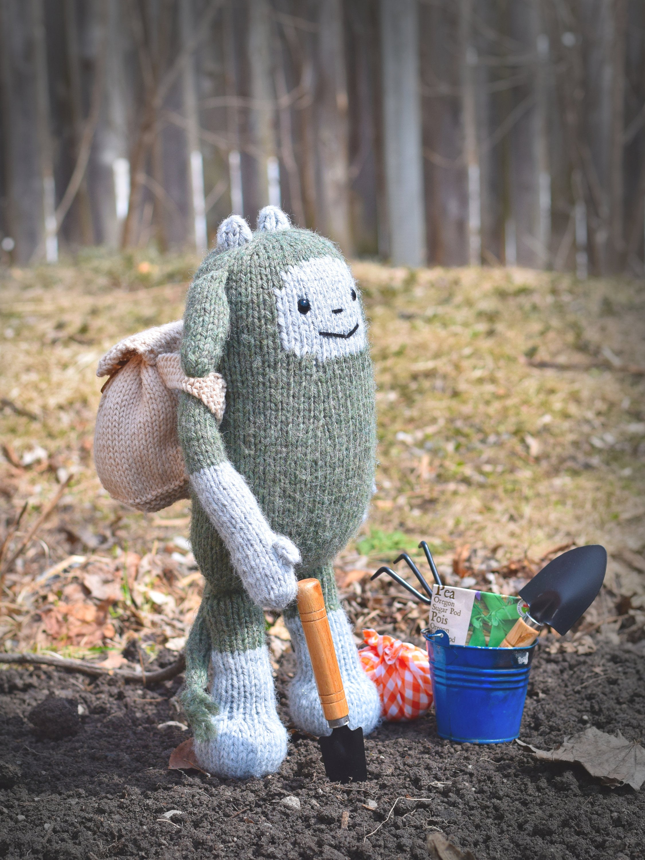 Trusty Troll With Rucksack and Toolbelt Knitting Pattern - Etsy