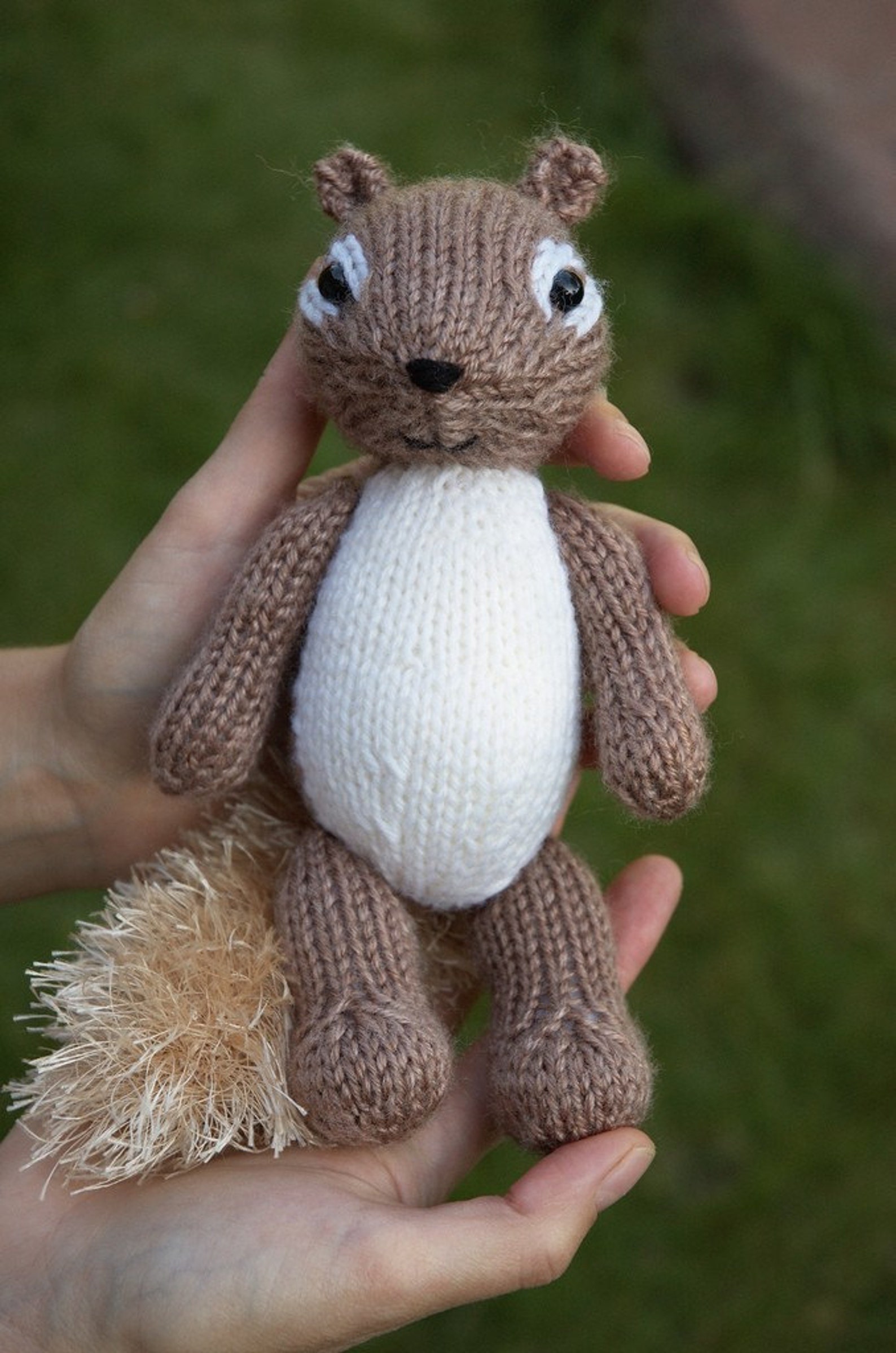 Chipmunk Knitting Pattern - Etsy