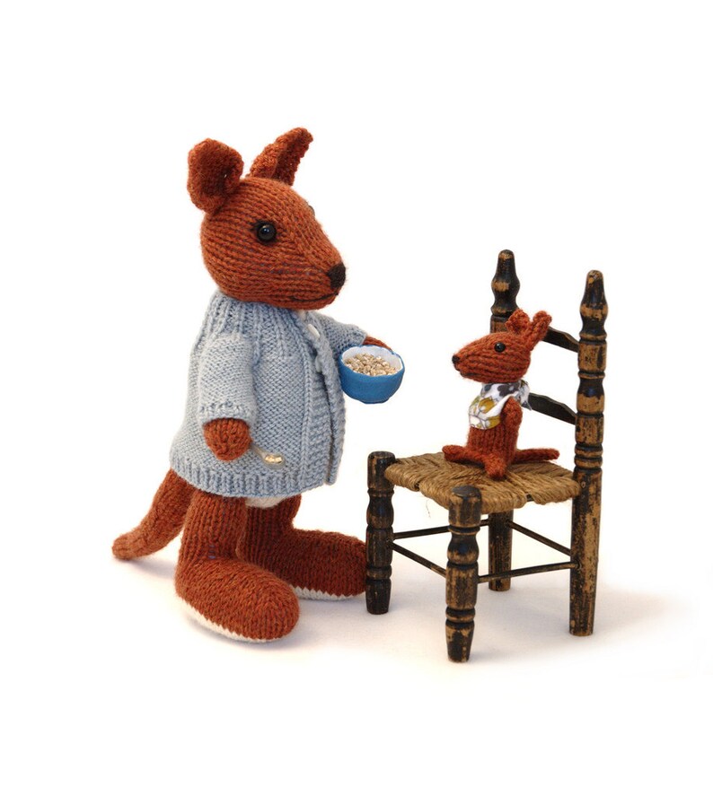 Kangaroo and Joey Knitting Pattern - Etsy