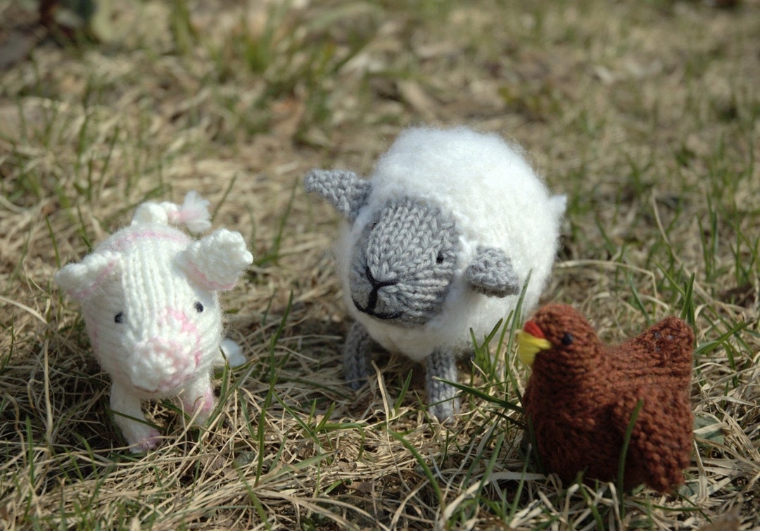 Fuzzy Farm Knitting Pattern - Etsy