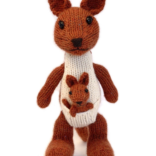 Kangaroo and Joey Knitting Pattern - Etsy