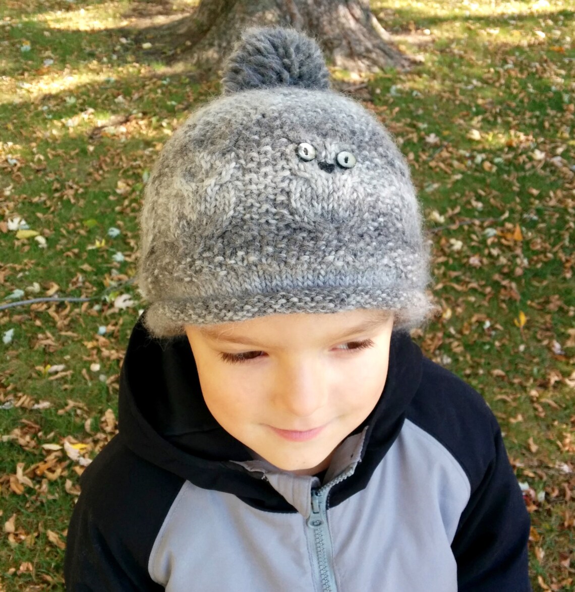 Owl Tuque Knitting Pattern - Etsy