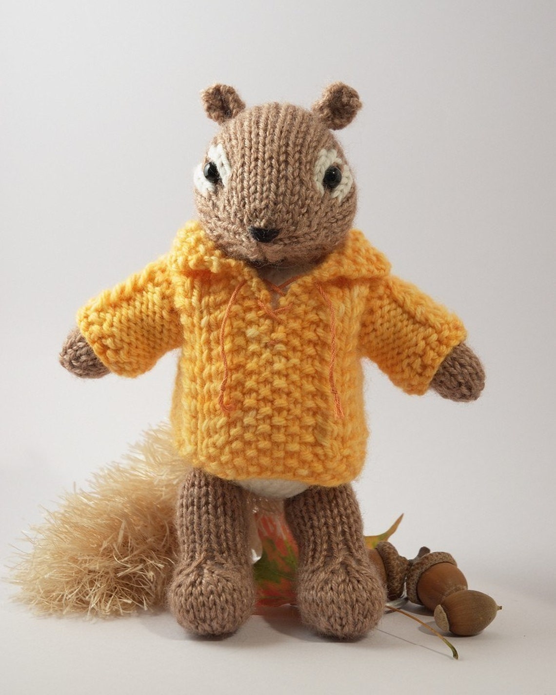 Chipmunk Knitting Pattern - Etsy