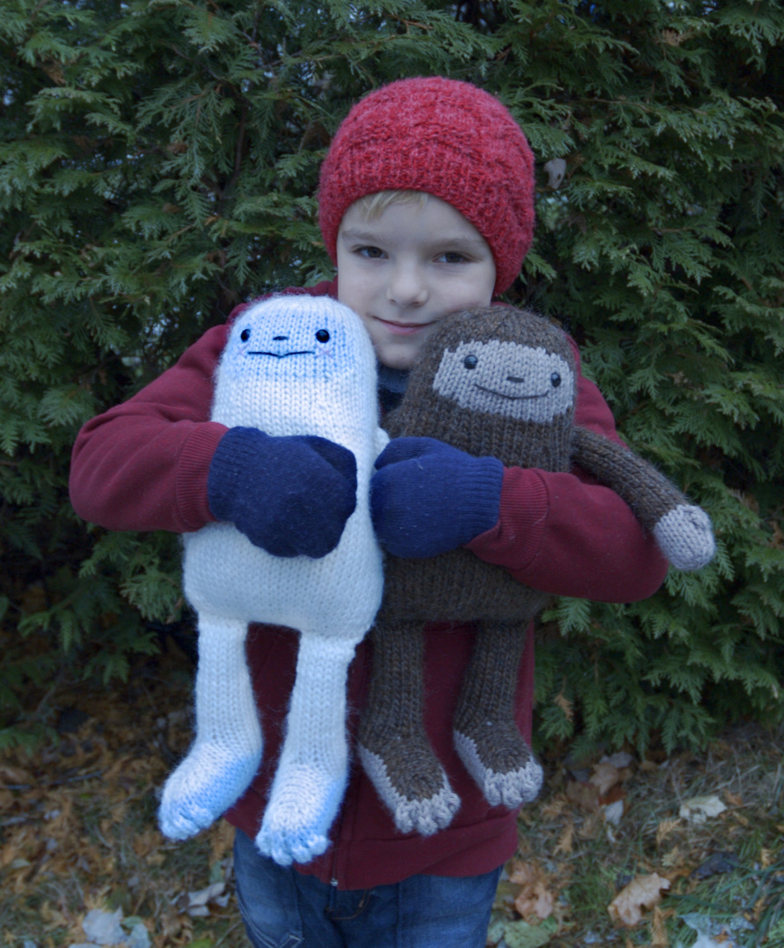 Yeti and Sasquatch Knitting Pattern - Etsy
