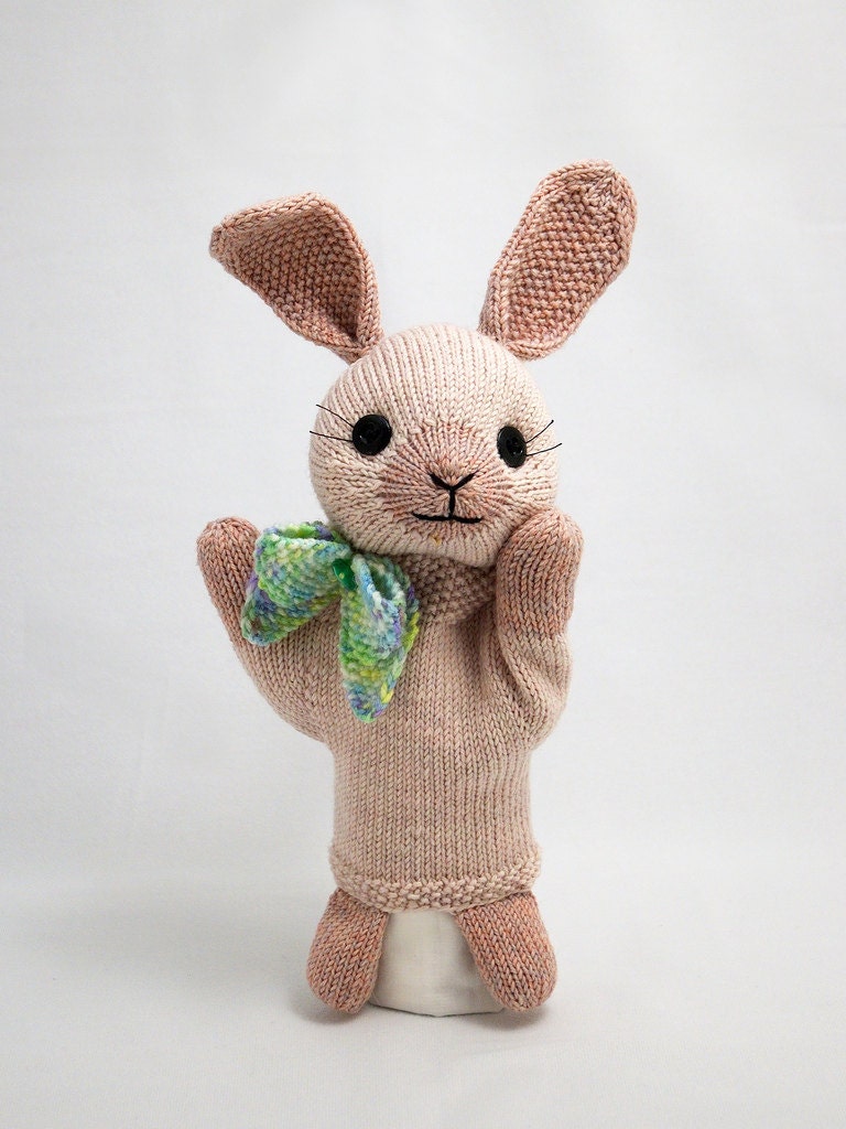 Bunny Puppet Knitting Pattern - Etsy